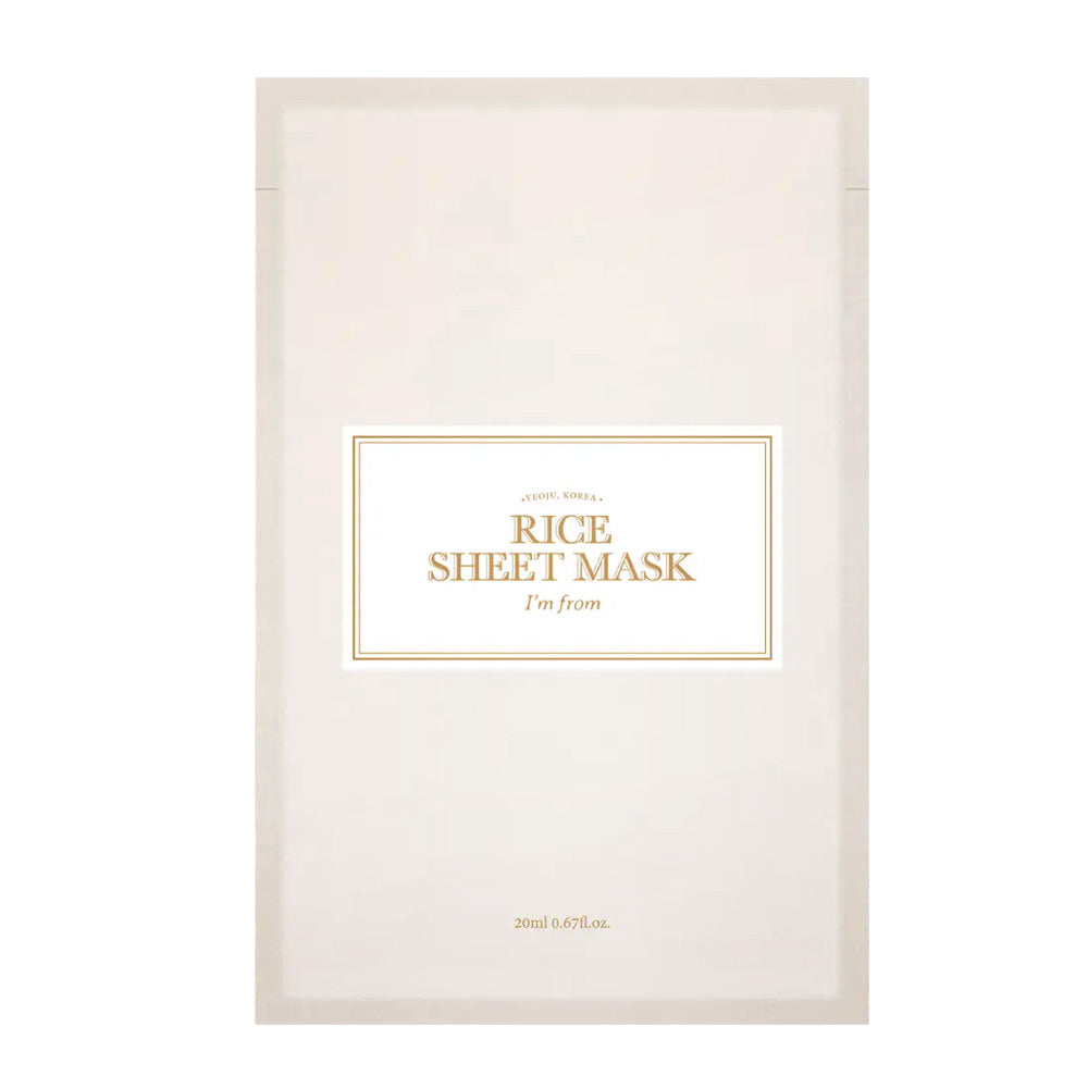 I'm from - Rice Sheet Mask (1 Sheet) – GlowCare Pakistan